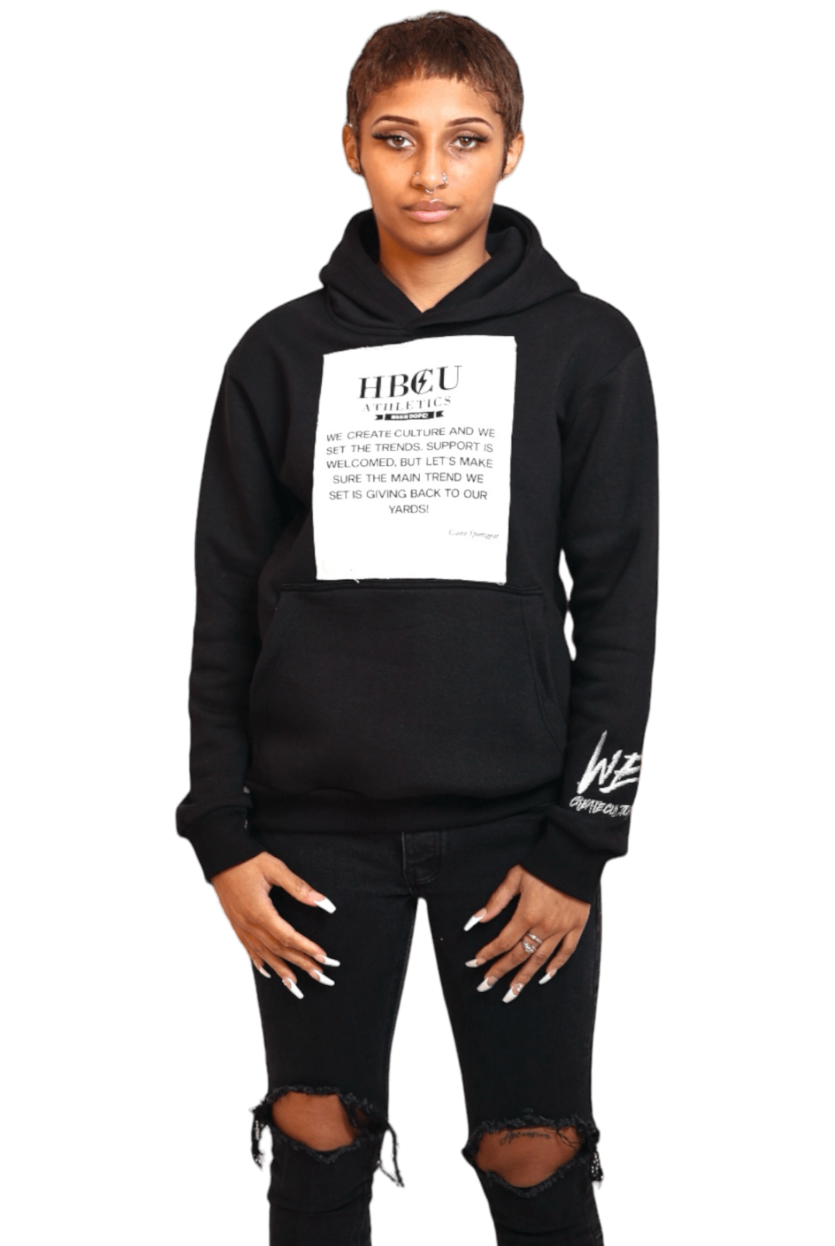 HBCU ATHLETE BLACKOUT HOODIE | Gainz Sportsgear LLC.