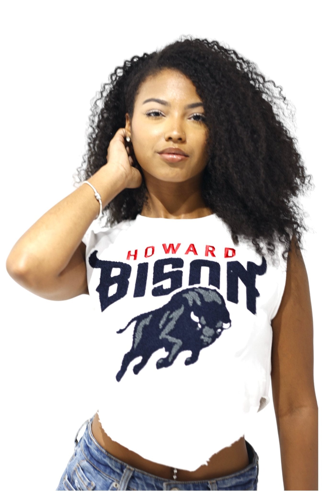 HOWARD UNIVERSITY CROP TOP | Gainz Sportsgear LLC.